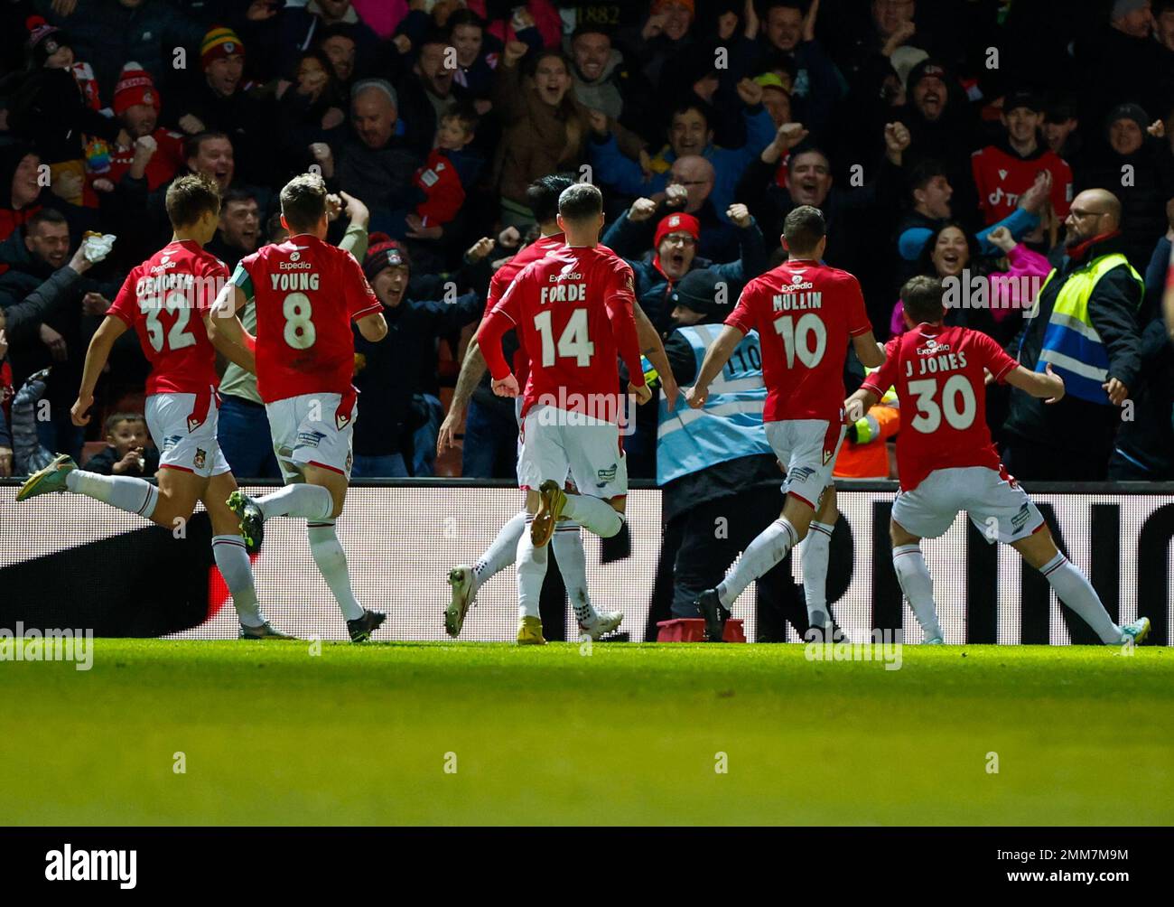 Wrexham, Wales, UK. Racecourse Ground, Wrexham, UK. 29th Jan, 2023. FA ...