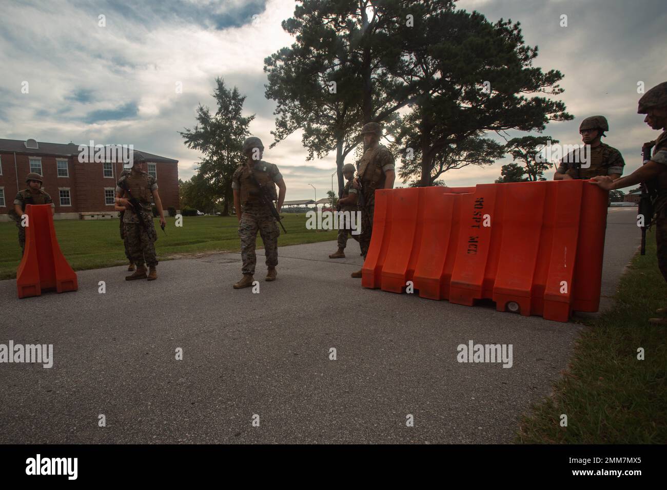 U.S. Marines with Headquarters and Support (H&S) Battalion, Marine ...