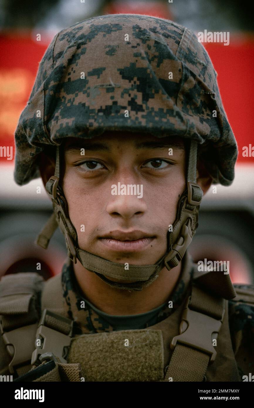 U.S. Marine Corps Lance Cpl. Maurice Selders, administrative specialist ...
