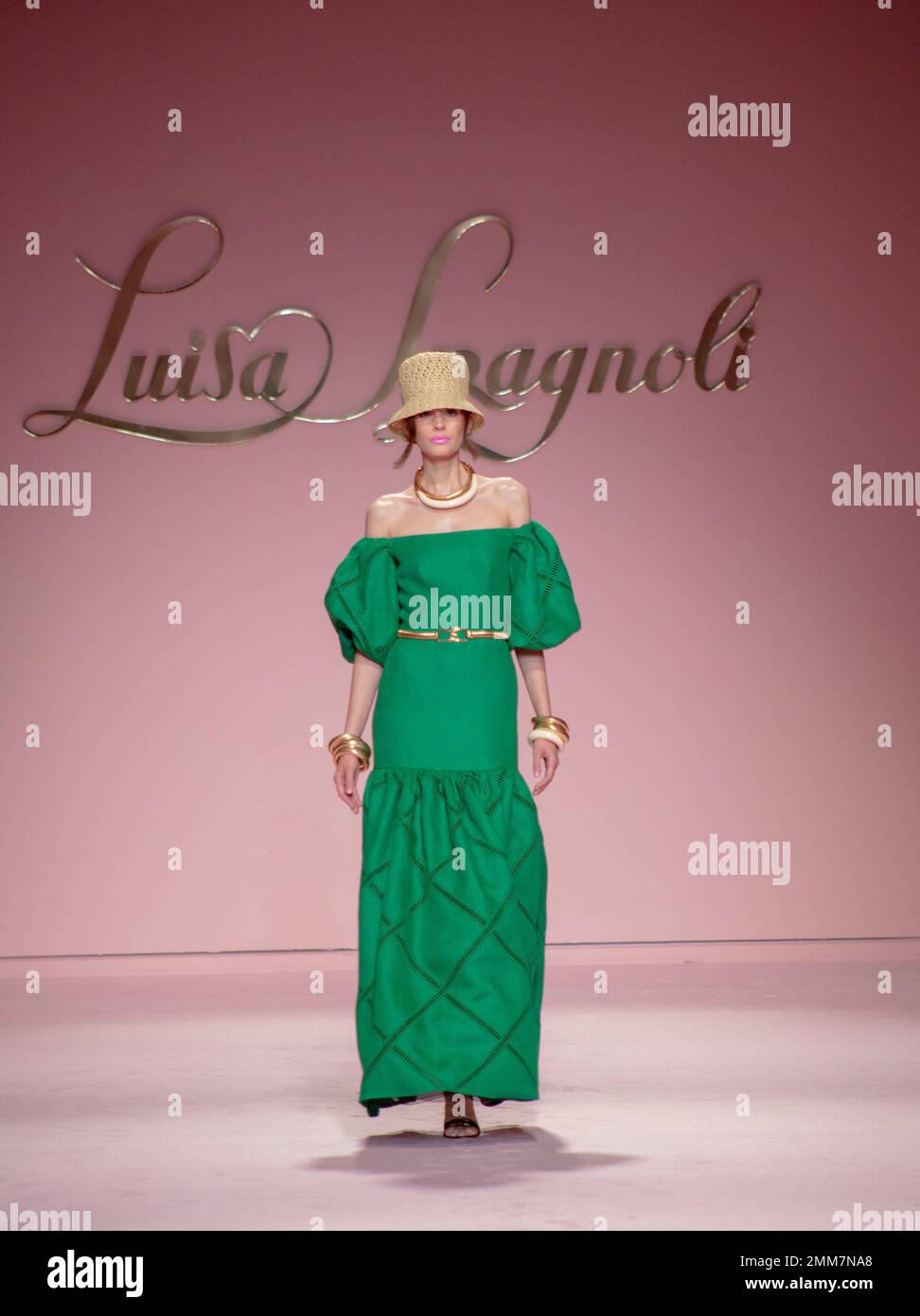 Luisa Spagnoli Catwalk Milan Fashion Week 22 Stock Photo - Alamy