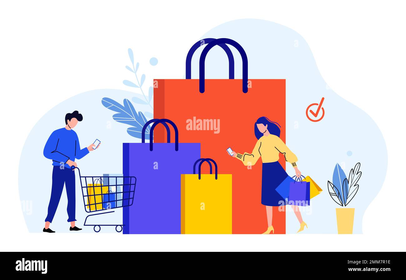 Shopping mall activity Stock Vector Images - Alamy