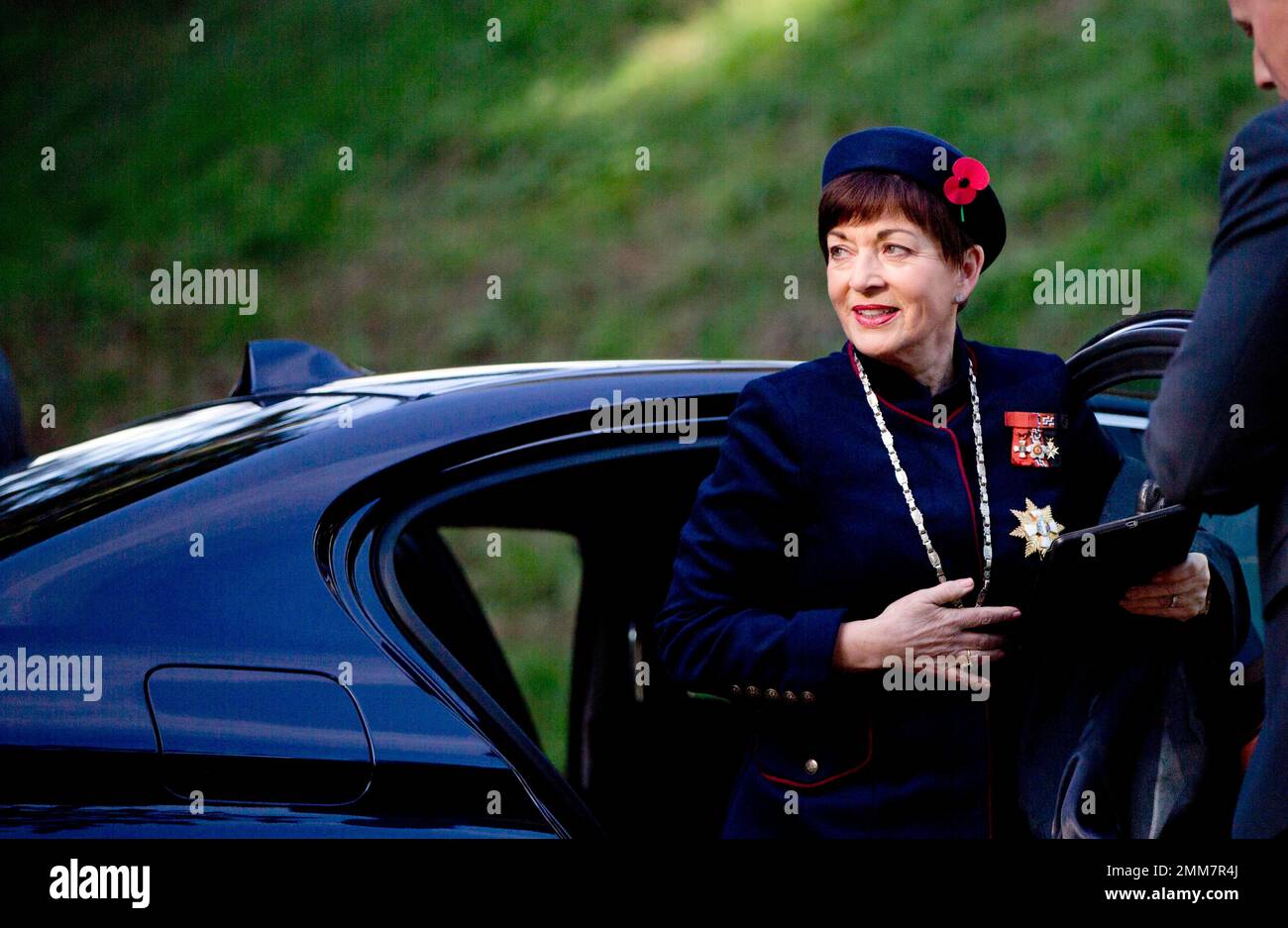 New Zealand Governor General Dame Patsy Reddy arrives for a WWI ...