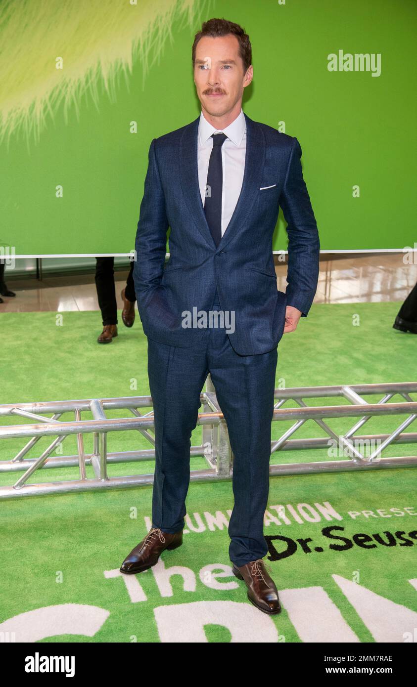 Benedict Cumberbatch attends the premiere of Dr. Seuss' "The Grinch" at ...