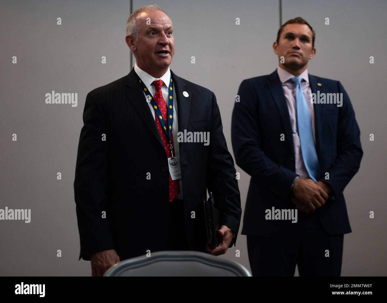 Robert Coupe, left, Delaware Department of Justice Attorney General’s ...