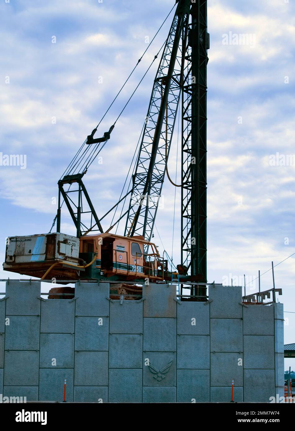 Florida Department of Transportation personnel construct a flyover to ...