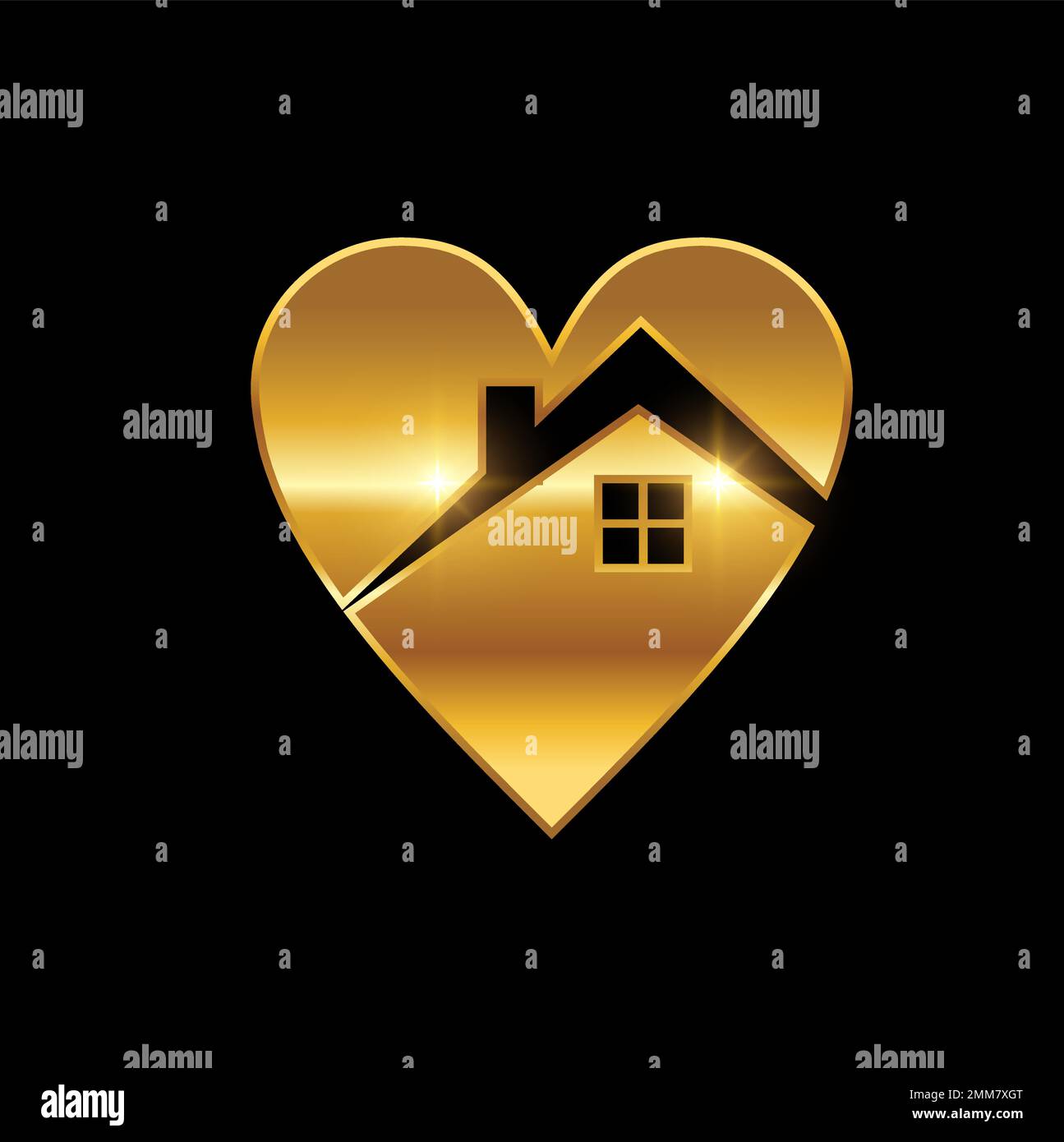 Home is love Stock Vector Images - Alamy