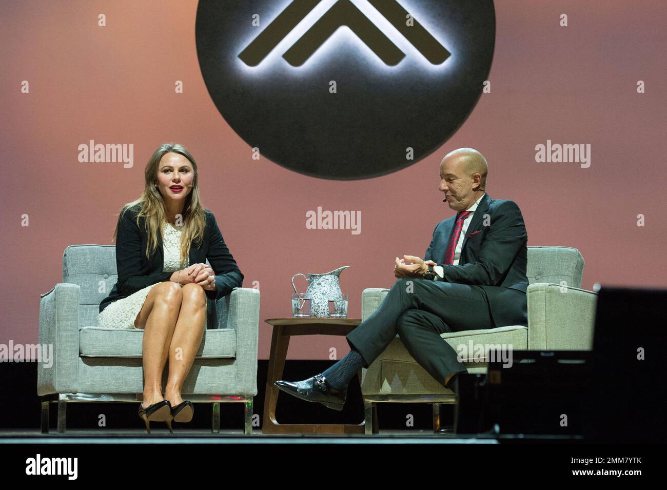 Lara Logan, left, and ACLU Executive Director, Anthony Romero seen on ...