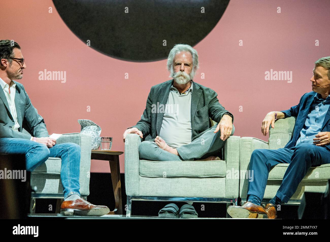 Bernie Cahill, from left, Bob Weir and Colorado Govenor John ...