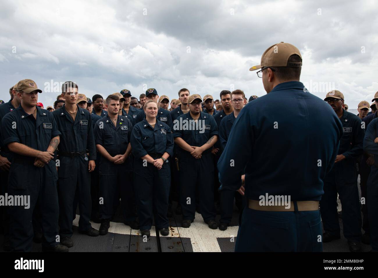 220915-N-LK647-2129 ATLANTIC OCEAN (Sept. 15, 2022) Capt. Simon McKeon ...