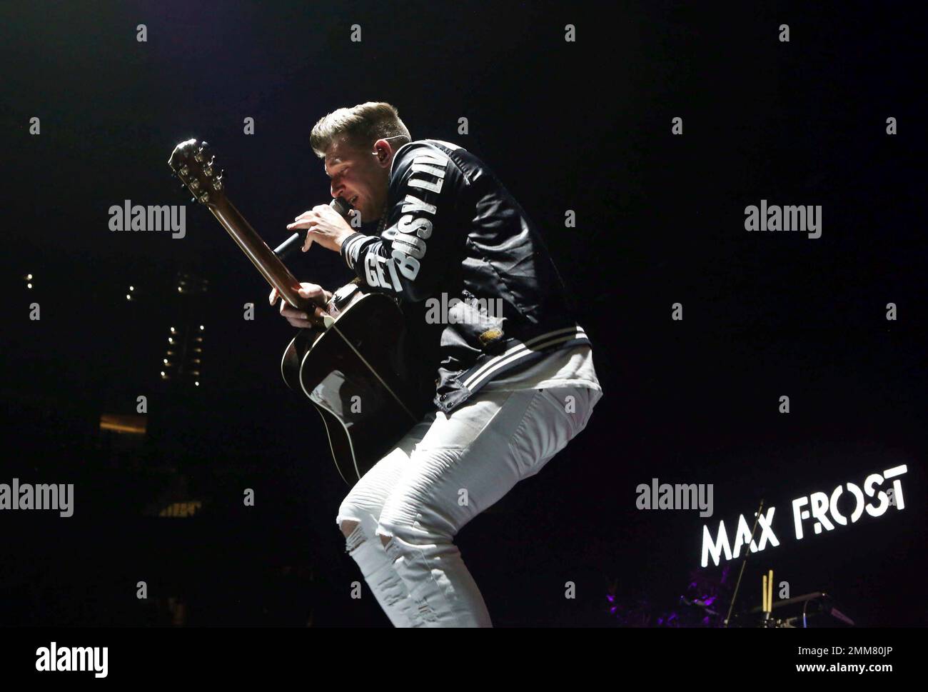 Max Frost performs as the opener for Twenty One Pilots at State Farm ...
