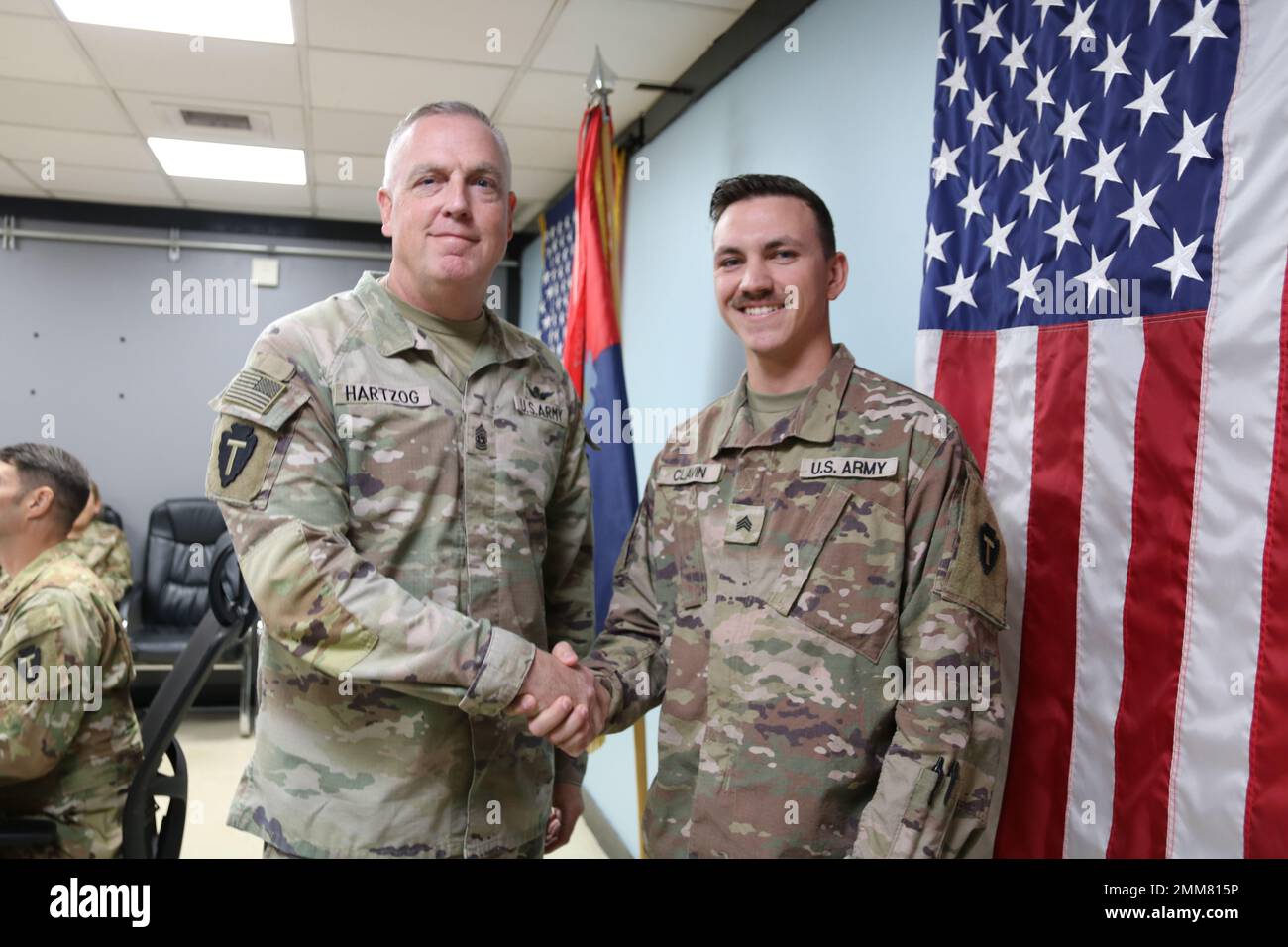 U.S. Army Command Sgt. Maj. Robert W. Hartzog, command sergeant major ...