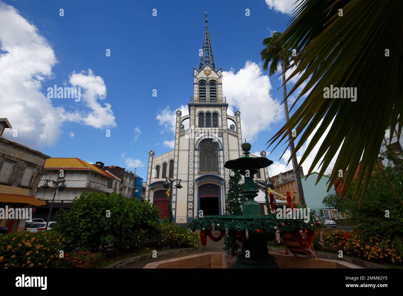 St. Louis Cathedral, Fort de France, in the French Caribbean island of ...