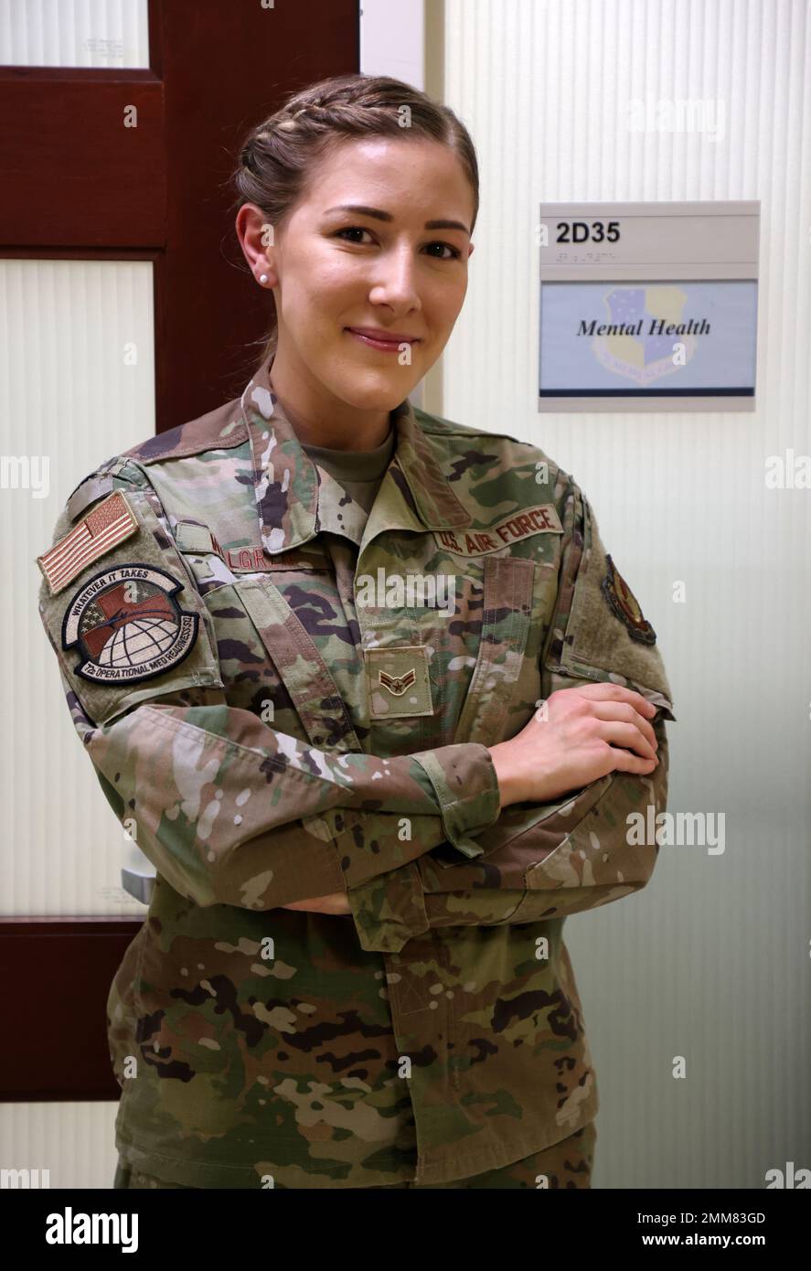 Airman First Class Erin Walgren is a Mental Health Technician with the ...