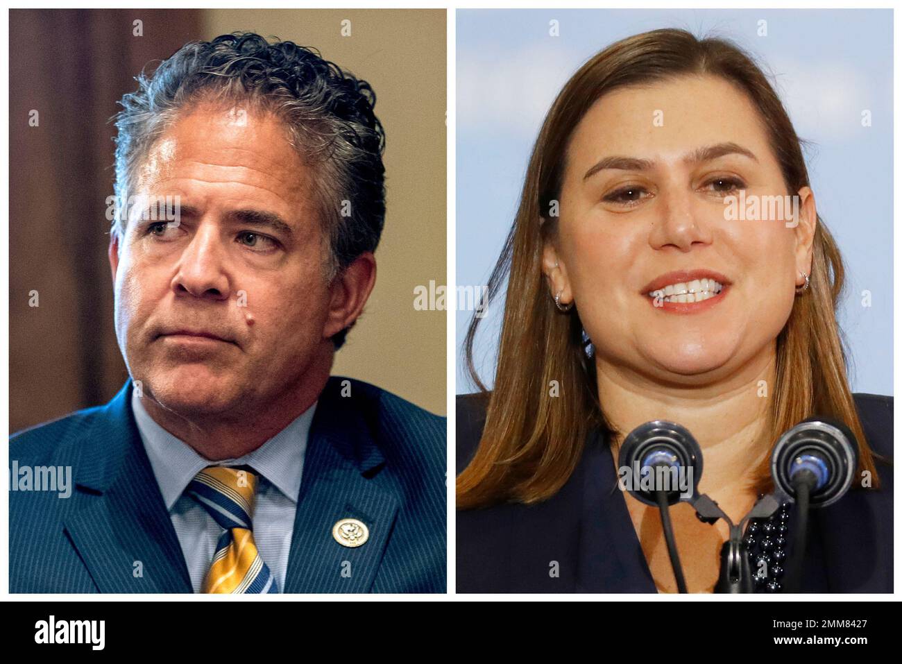 FILE - This combination of file photos shows candidates in Michigan's ...