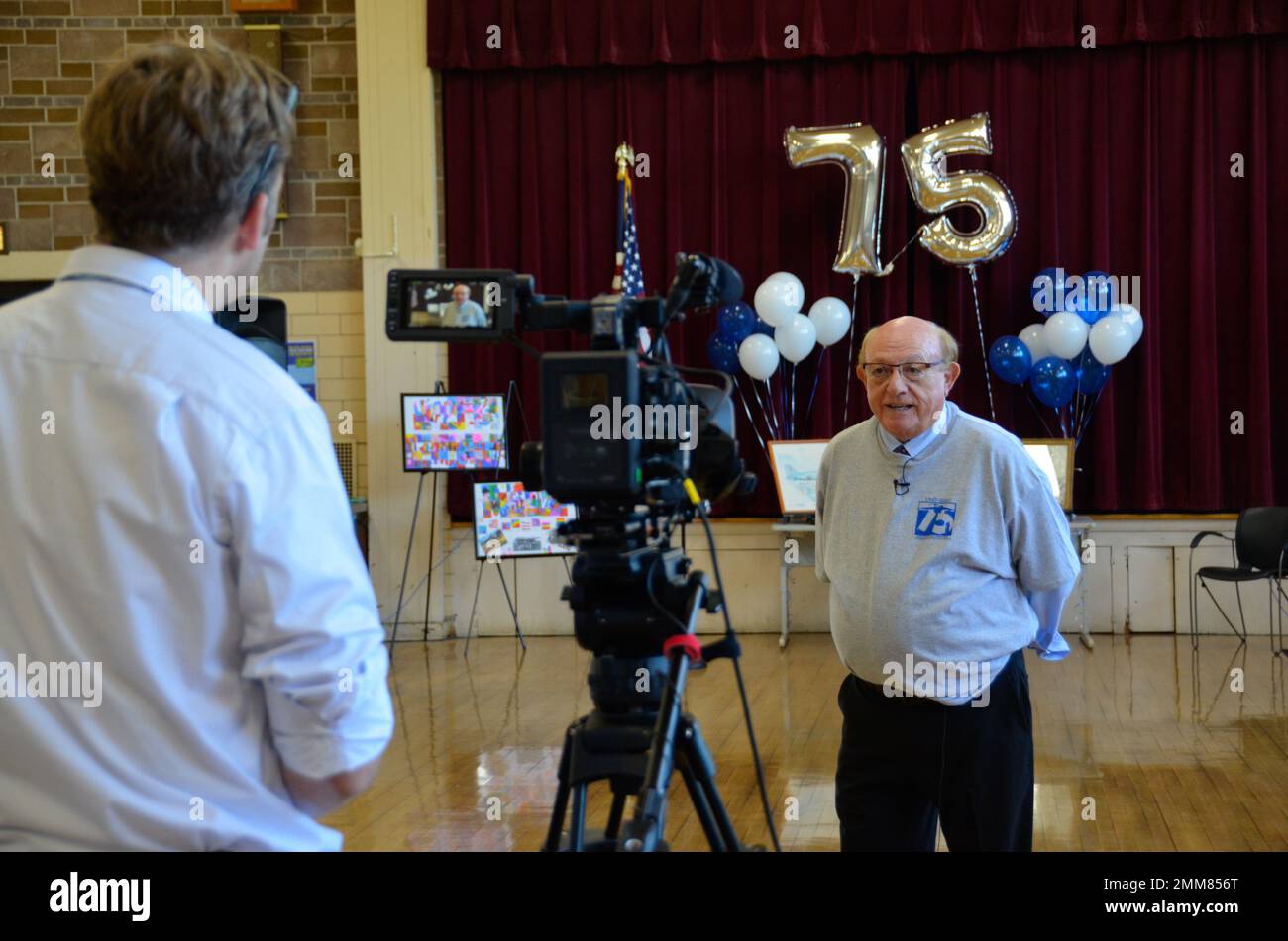 Children at Chicopee’s Herbert Bowie Elementary School held a 75th Air ...