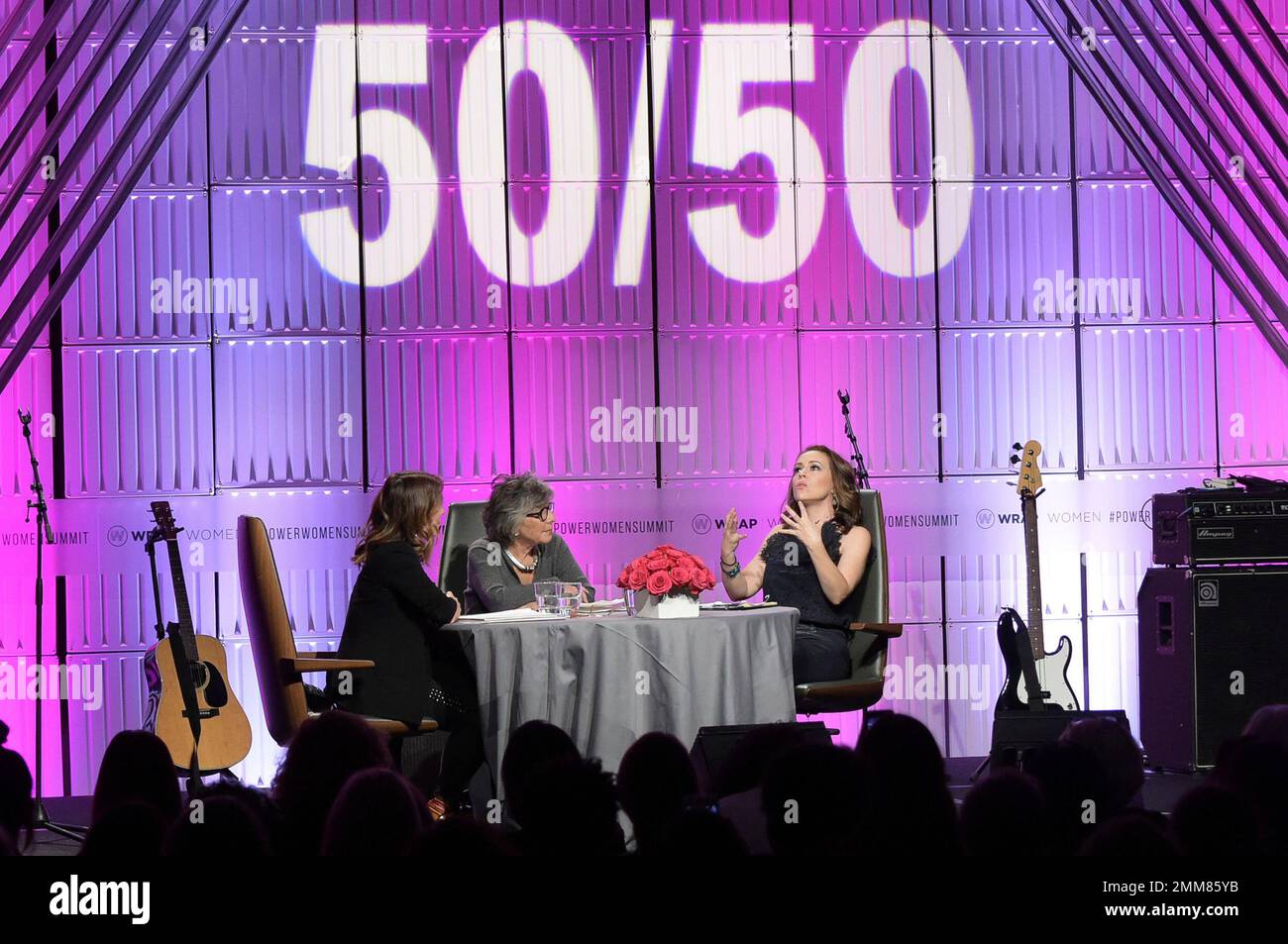 Nicole Boxer, from left, Barbara Boxer and Alyssa Milano participate in ...