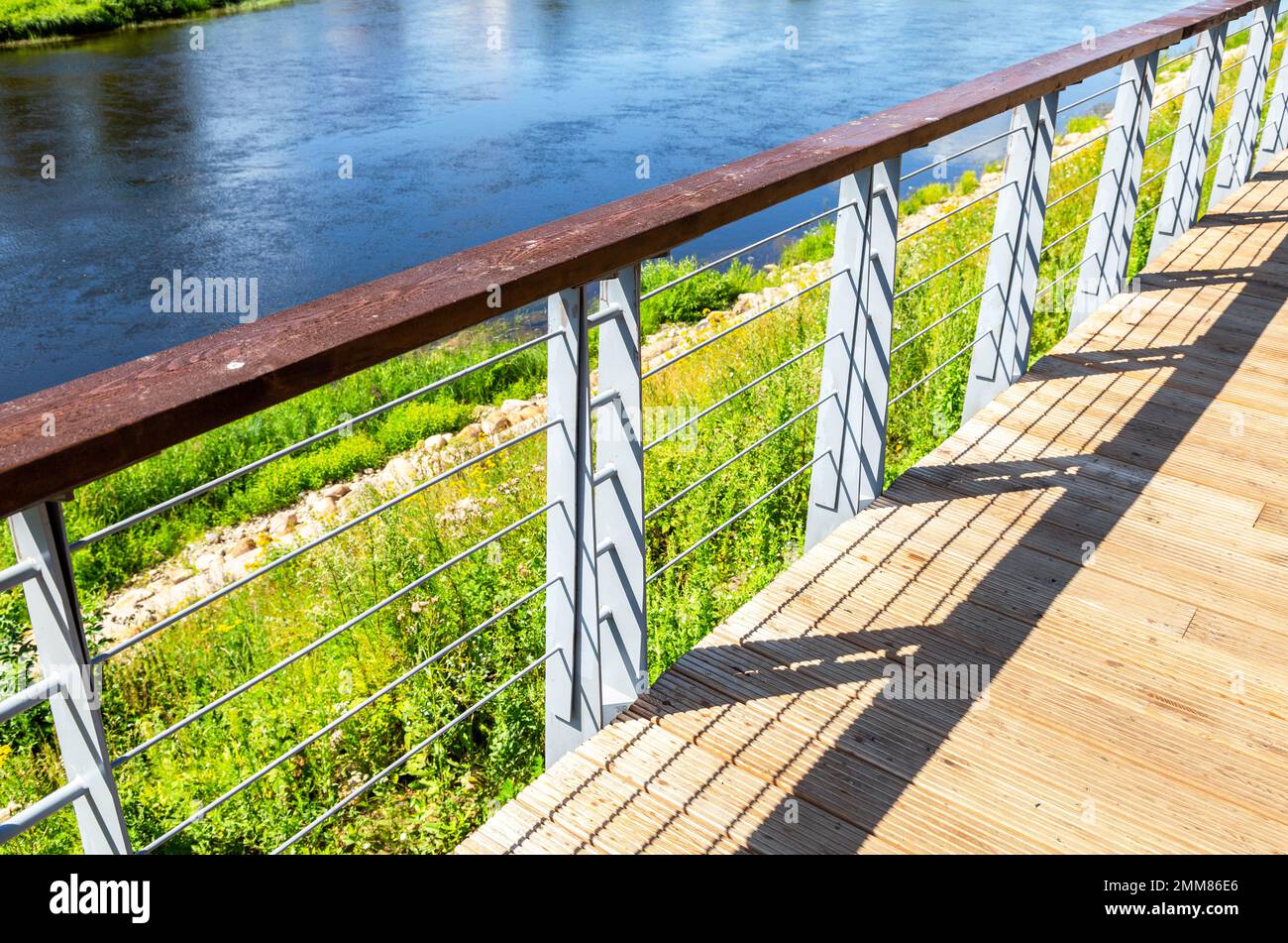 Fence embankment hi-res stock photography and images - Alamy