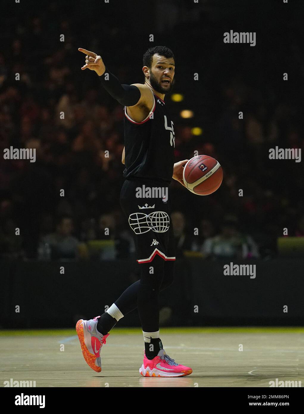 London Lions' Luke Nelson during the British Basketball Cup Final match ...