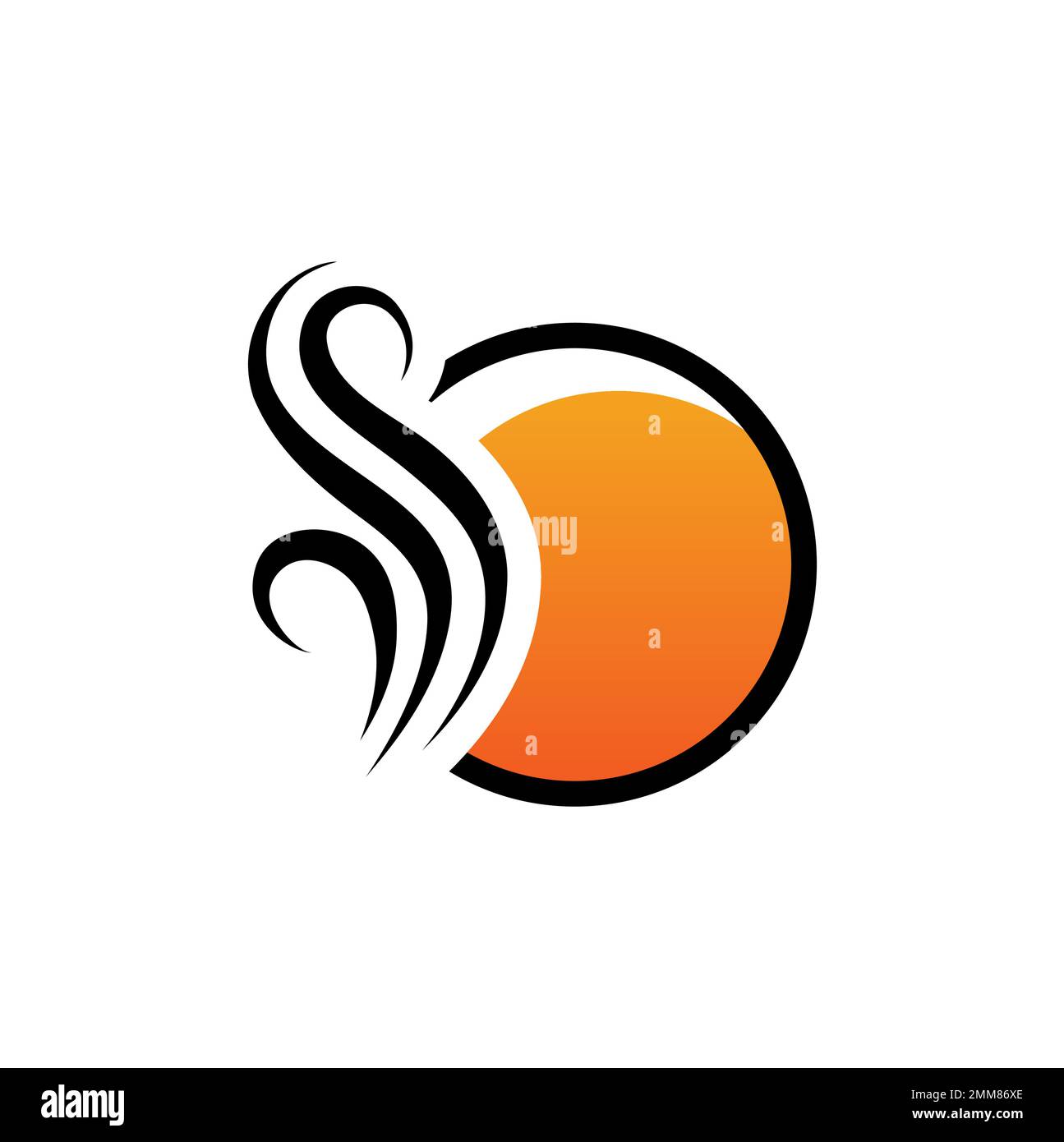 A vector Illustration of Hot Wave Icon in white background Stock Vector ...