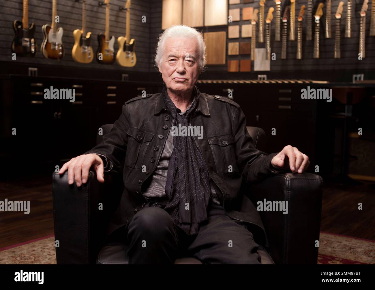 This Oct. 10, 2018 photo shows Jimmy Page posing for a portrait at the ...