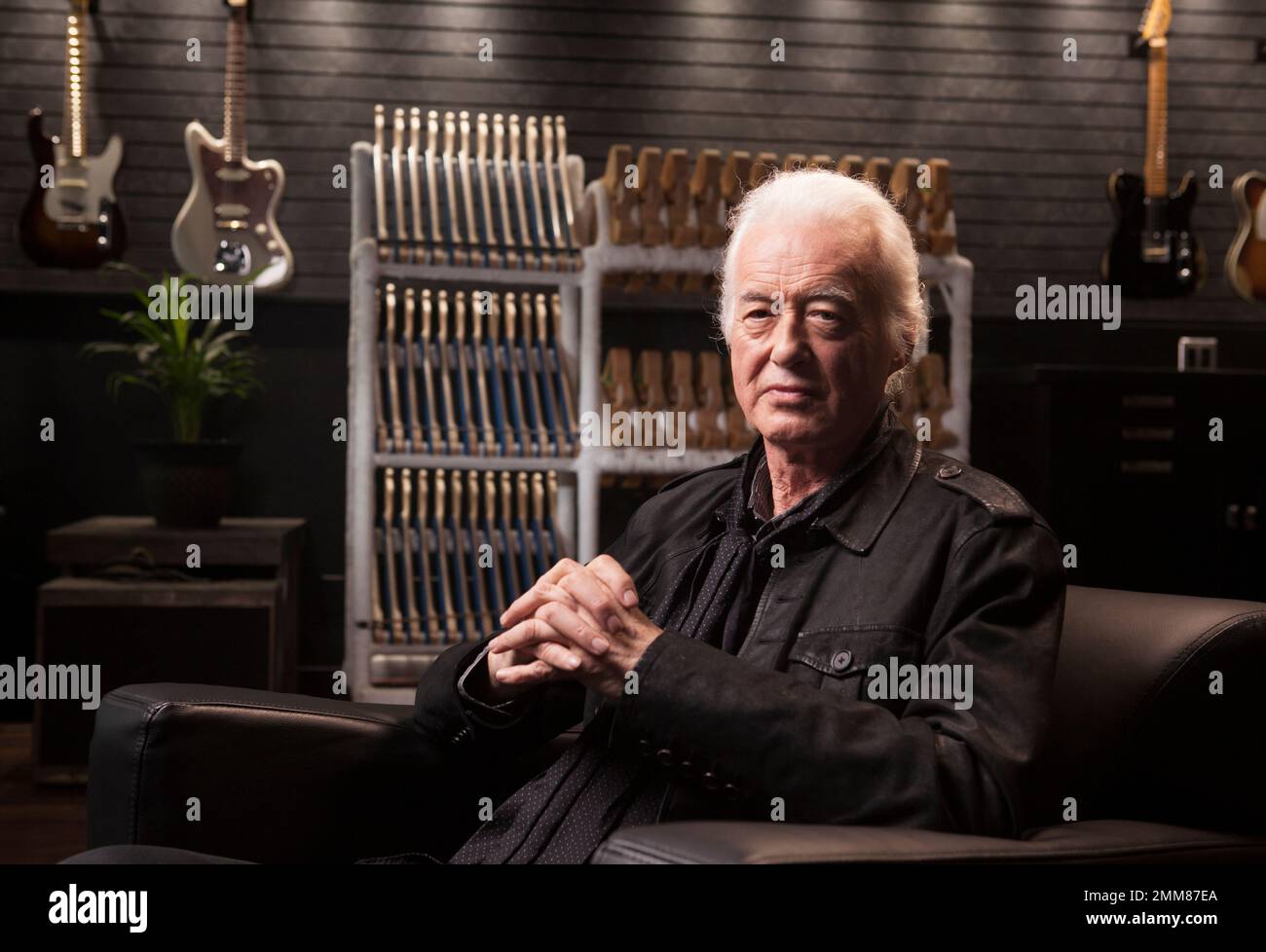 This Oct. 10, 2018 photo shows Jimmy Page posing for a portrait at the ...