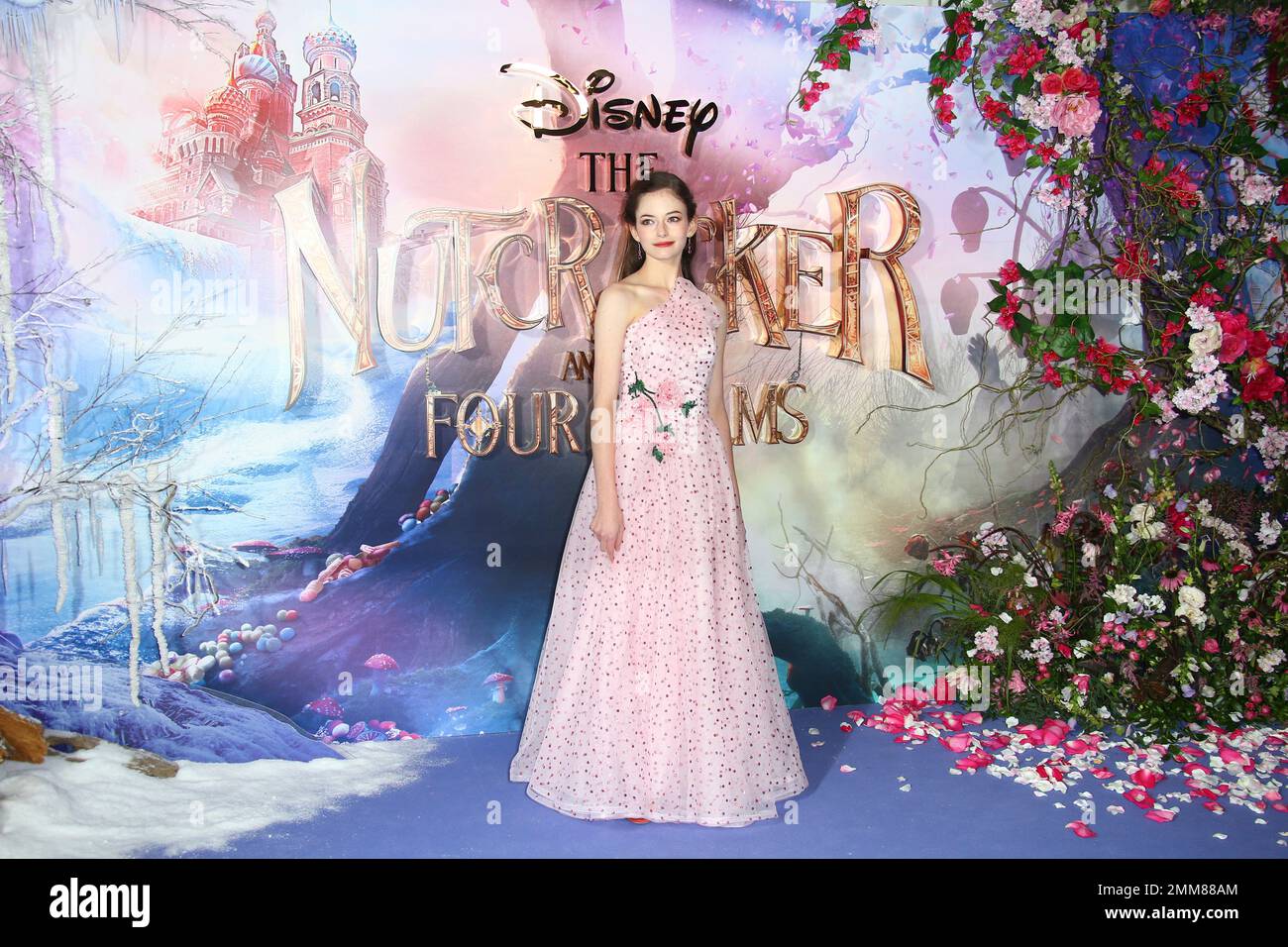 Actress Mackenzie Foy poses for photographers upon arrival at the ...