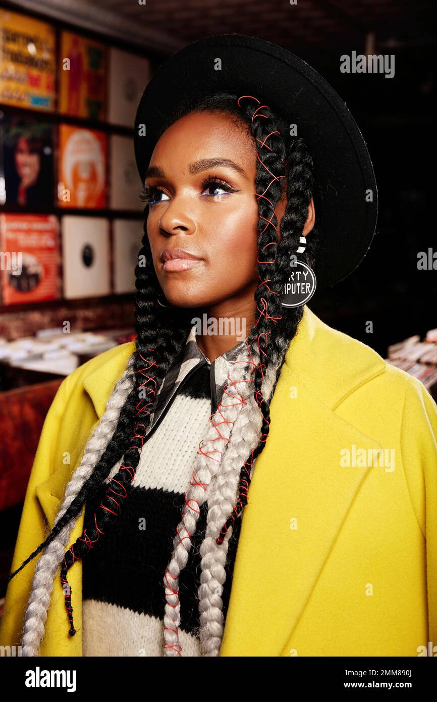 In this Oct. 18, 2018 photo, singer-rapper Janelle Monae poses for a ...
