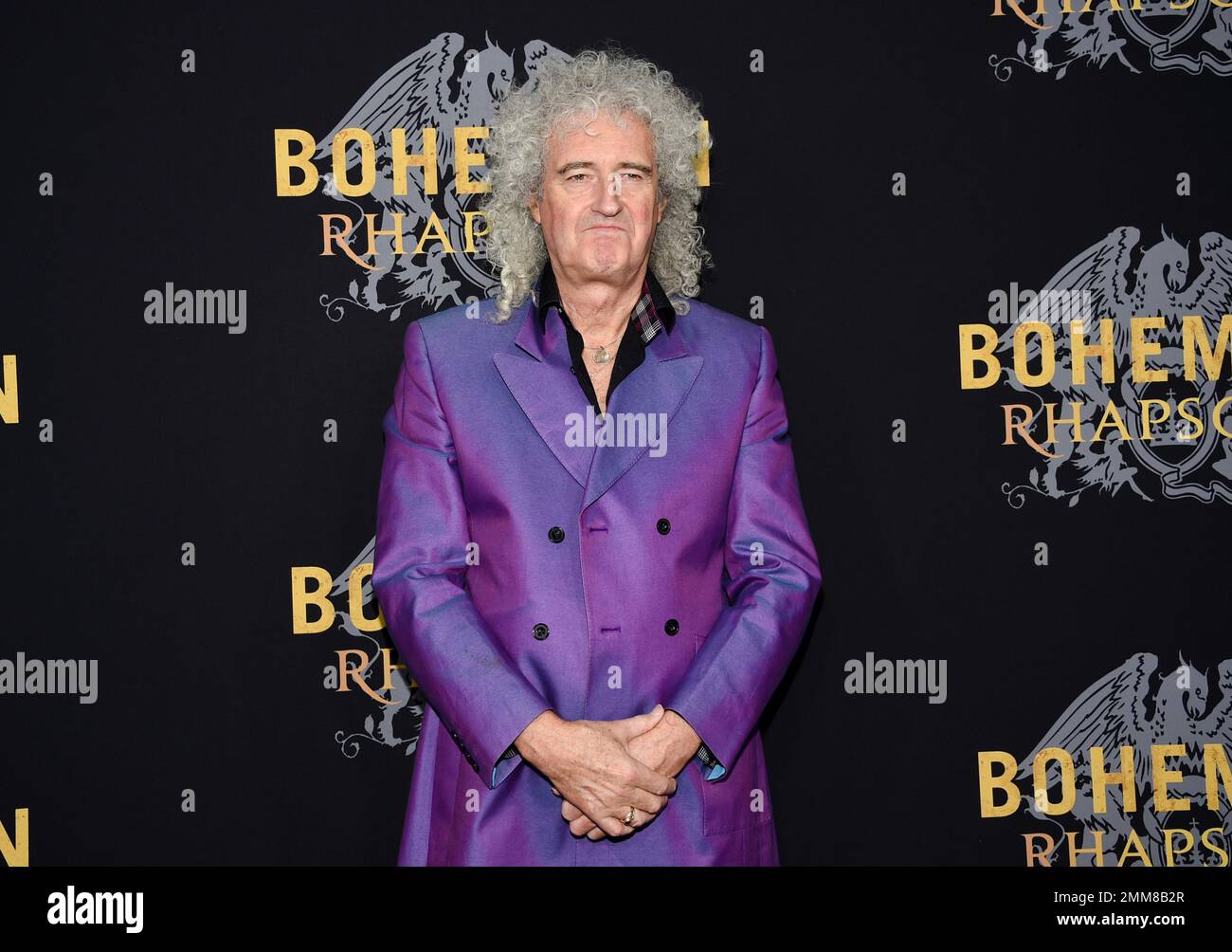 Original Queen band member Brian May attends the premiere of "Bohemian ...