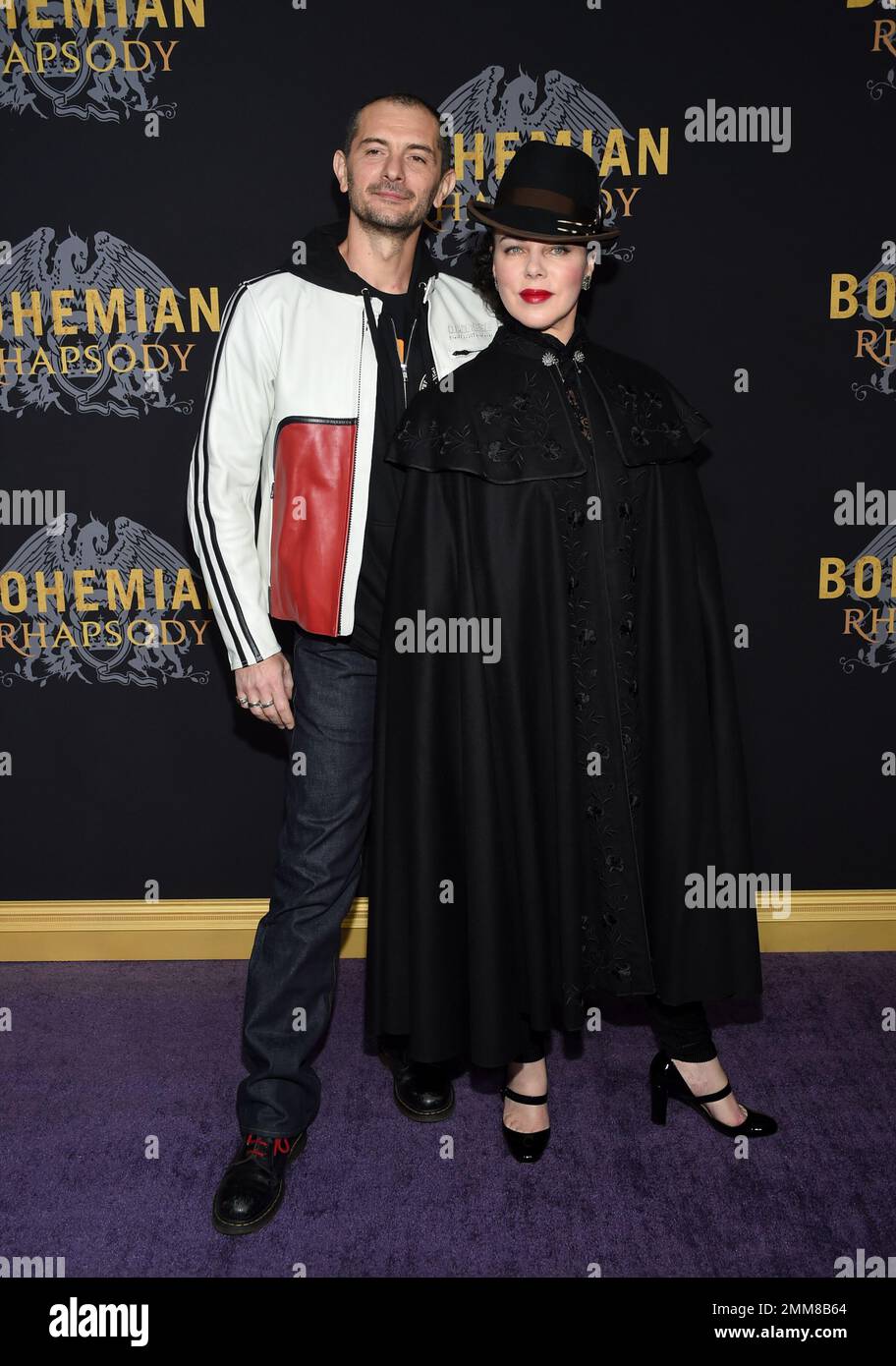 Actress Debi Mazar and husband Gabriele Corcos attend the premiere of ...