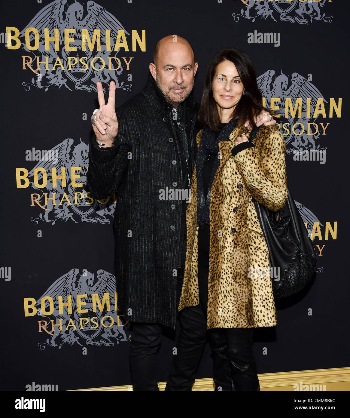 Designer John Varvatos and Joyce Varvatos attend the premiere of ...