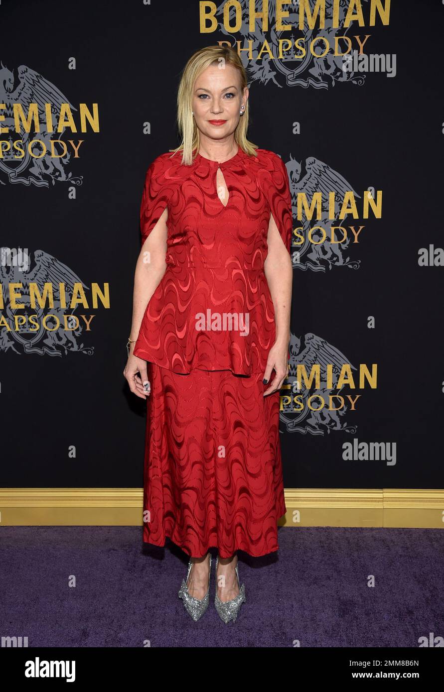 Actress Samantha Mathis attends the premiere of "Bohemian Rhapsody" at ...