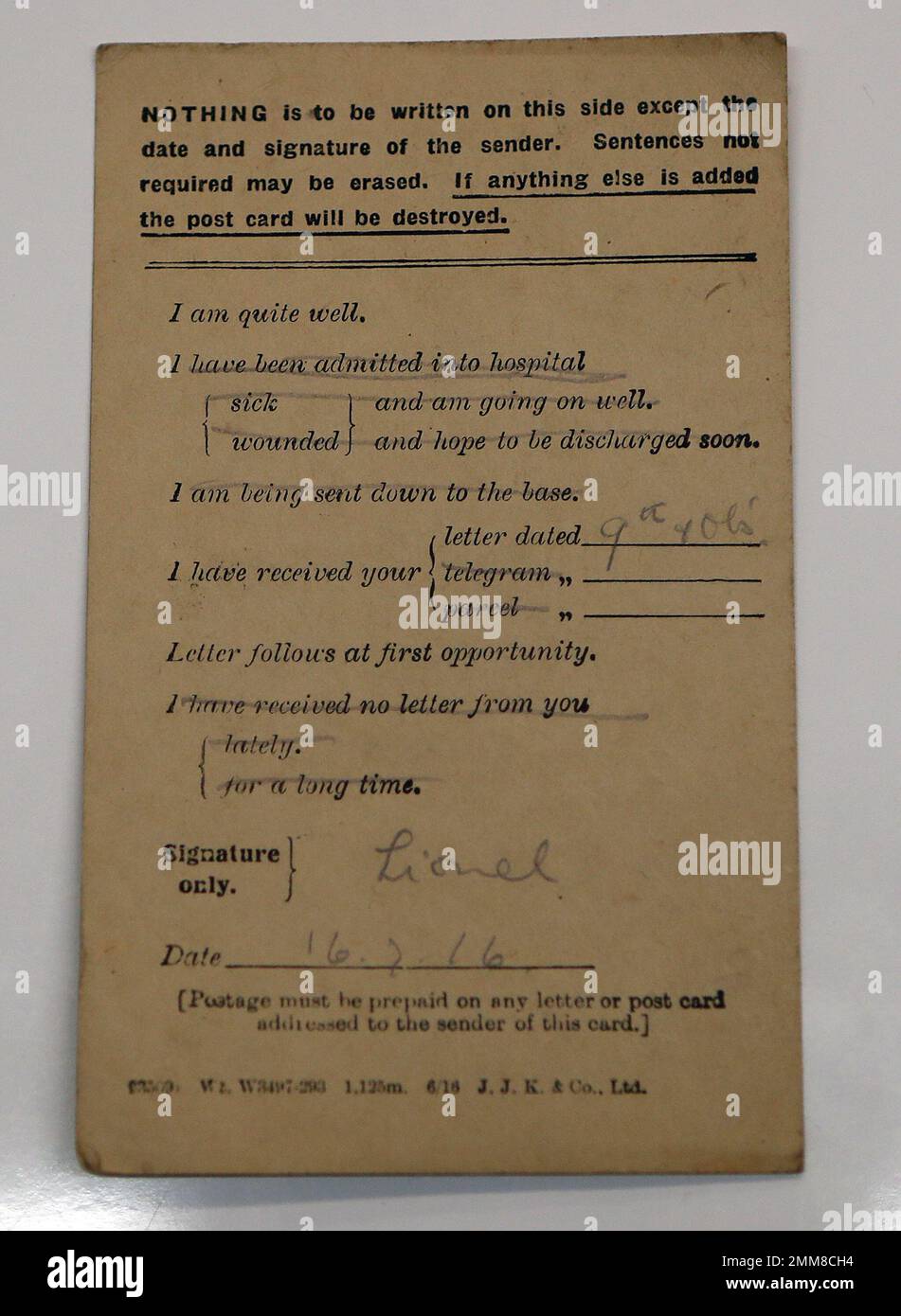 A letter, shown to Britain's Kate, the Duchess of Cambridge, as she ...