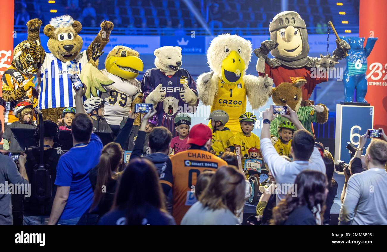 Berlin, Germany. 29th Jan, 2023. Cycling: Berlin Six-Day Race, Velodrom ...