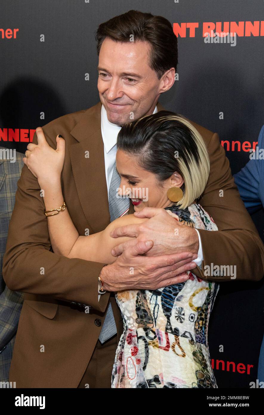 Hugh Jackman and Molly Ephraim attend the premiere of "The Front Runner ...
