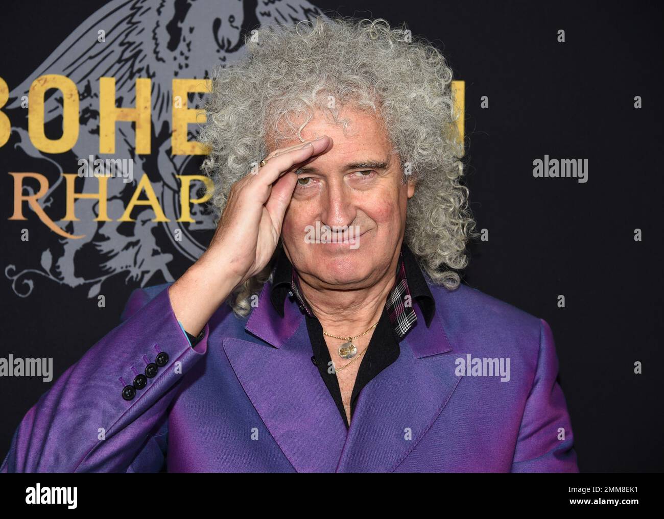 Original Queen band member Brian May attends the premiere of "Bohemian ...