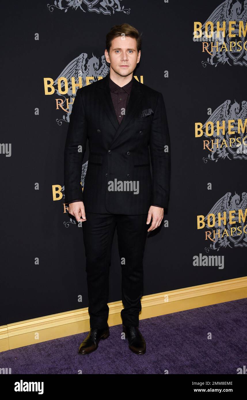 Actor Allen Leech attends the premiere of "Bohemian Rhapsody" at The ...
