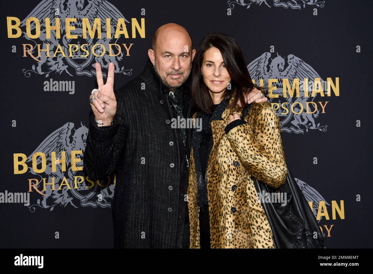 Designer John Varvatos and Joyce Varvatos attend the premiere of ...