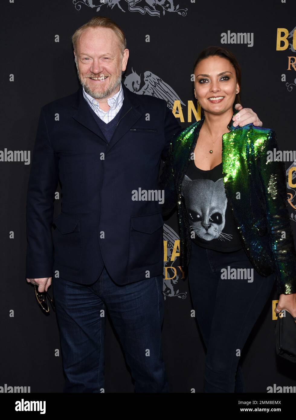 Actor Jared Harris and wife Allegra Riggio attend the premiere of ...