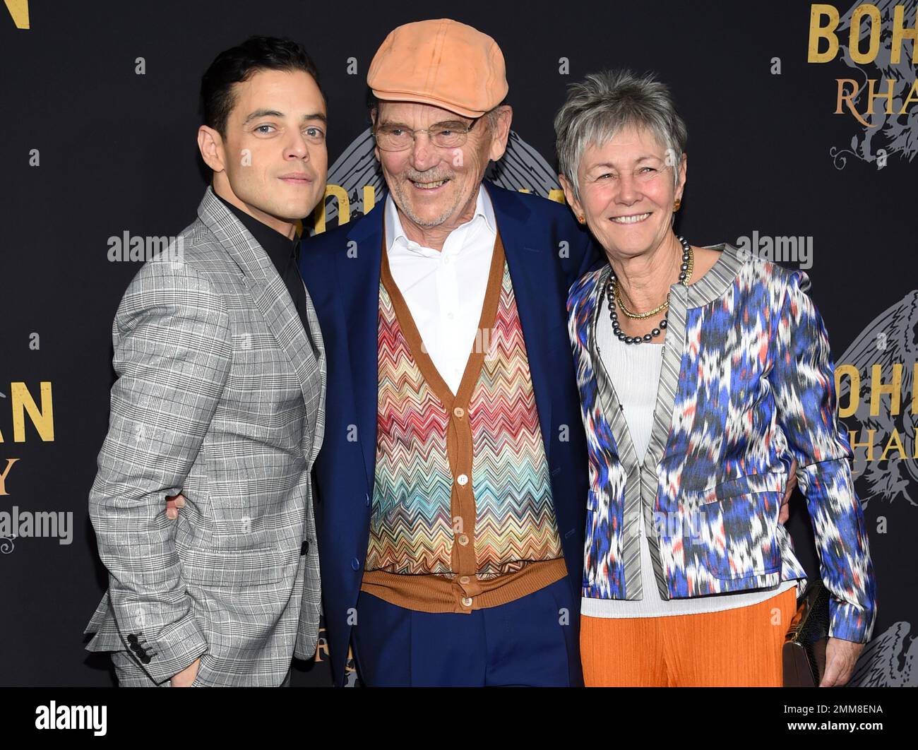 Actor Rami Malek, left, and producer Jim Beach attend the premiere of ...