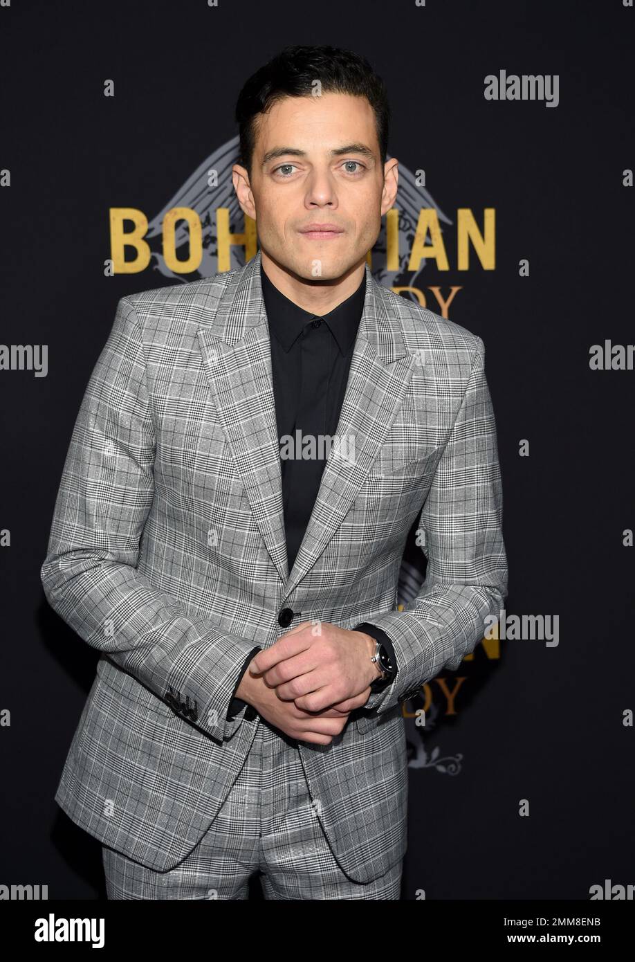 Actor Rami Malek attends the premiere of "Bohemian Rhapsody" at The ...