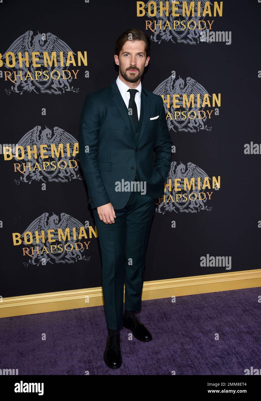 Actor Gwilym Lee attends the premiere of "Bohemian Rhapsody" at The ...