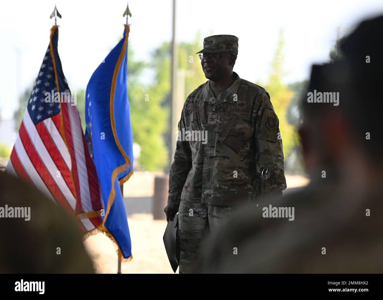 U.S. Air Force Col. Christopher Hall, commander of the 627th Air Base ...