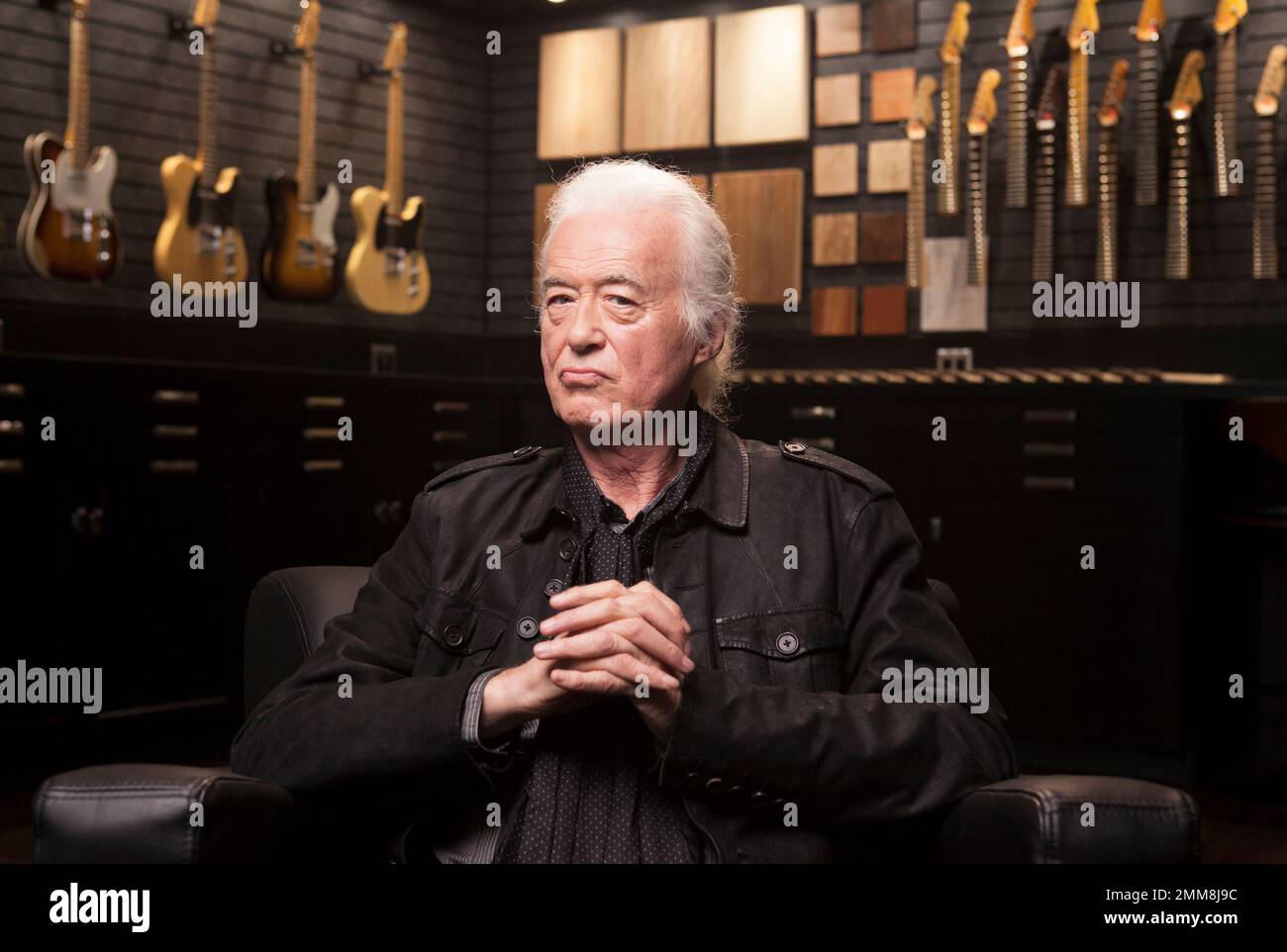This Oct. 10, 2018 photo shows Jimmy Page posing for a portrait at the ...