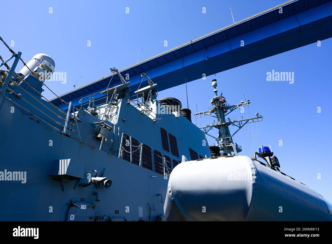 The Arleigh Burke-class guided-missile destroyer USS Shoup (DDG 86 ...