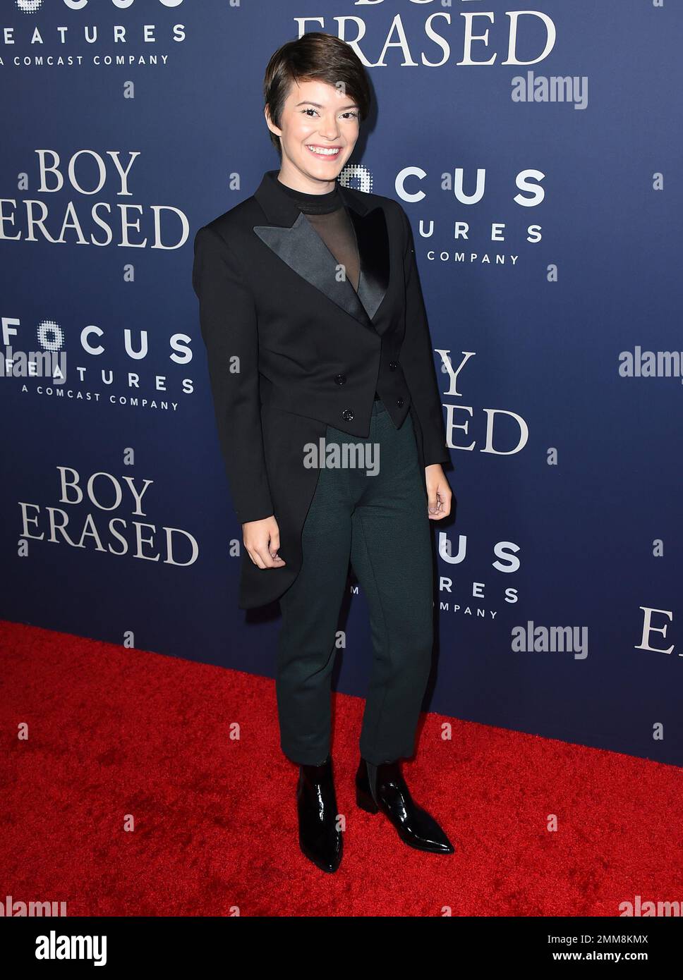 Emily Hinkler arrives at the Los Angeles premiere of "Boy Erased" on ...