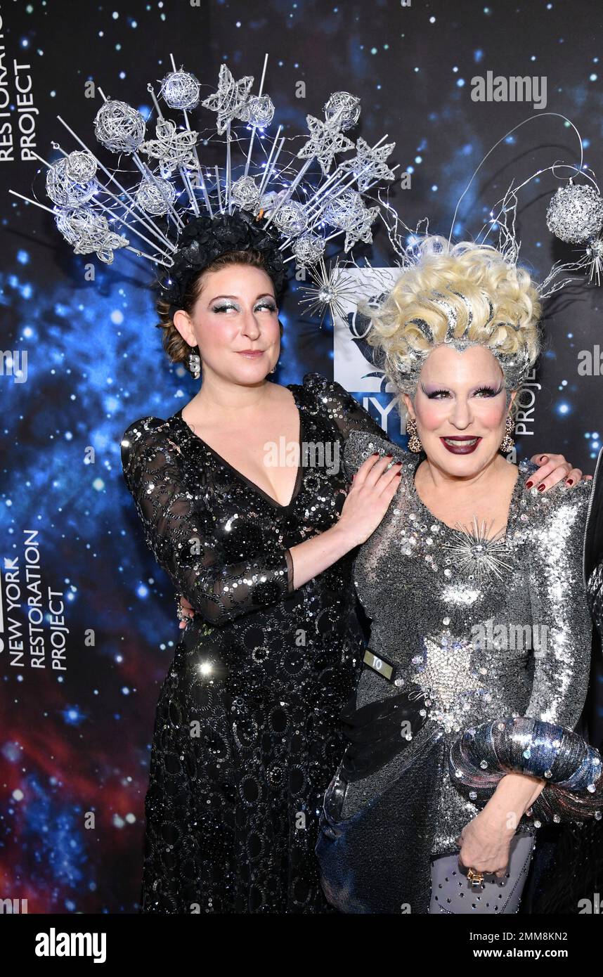 Sophie Von Haselberg, left, and her mother Bette Midler attend the New ...