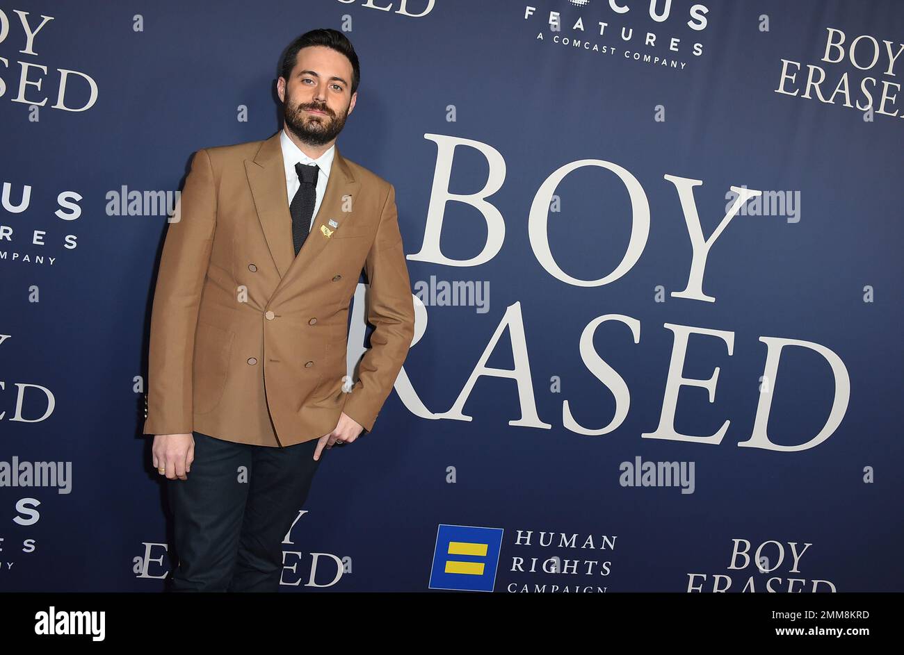 Author Garrard Conley arrives at the Los Angeles premiere of "Boy ...