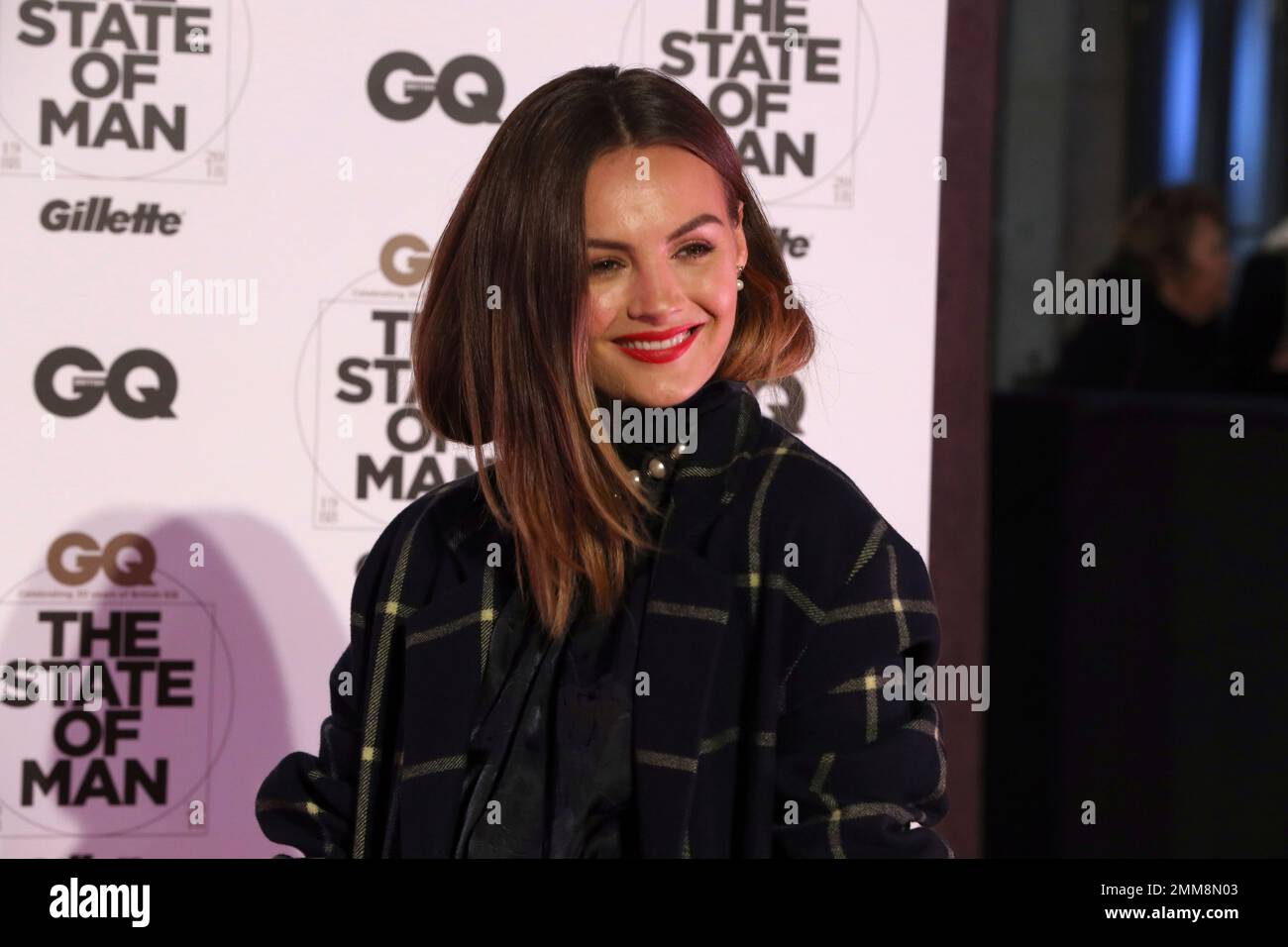 Lifestyle Blogger Niomi Smart poses for photographers on arrival at the ...