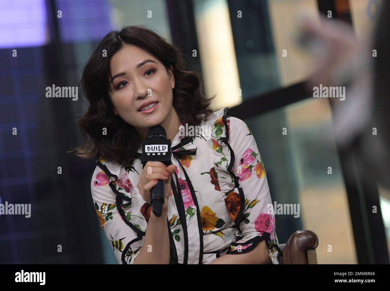 Actress Constance Wu poses backstage before the BUILD Speaker Series to ...