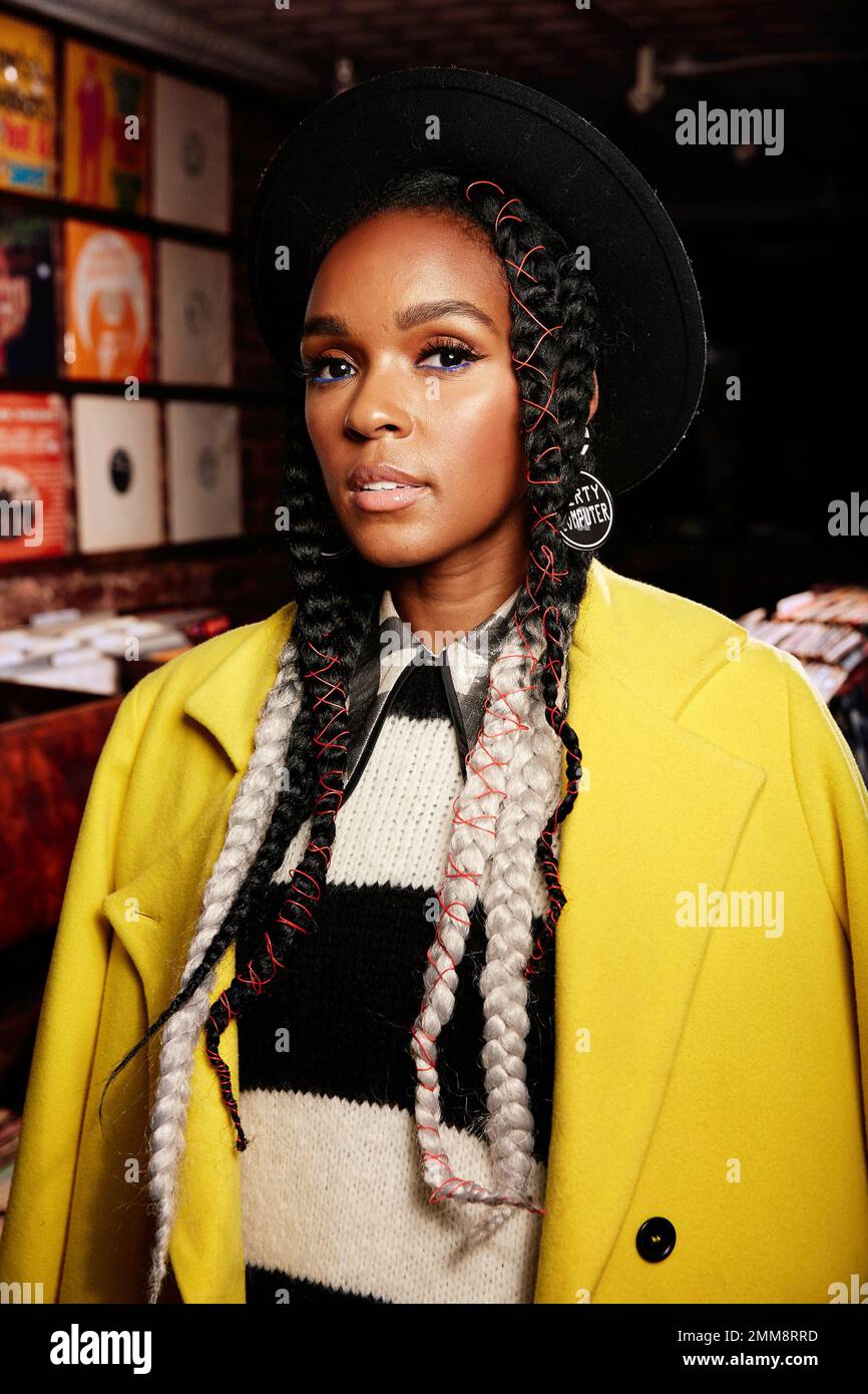 In this Oct. 18, 2018 photo, singer-rapper Janelle Monae poses for a ...